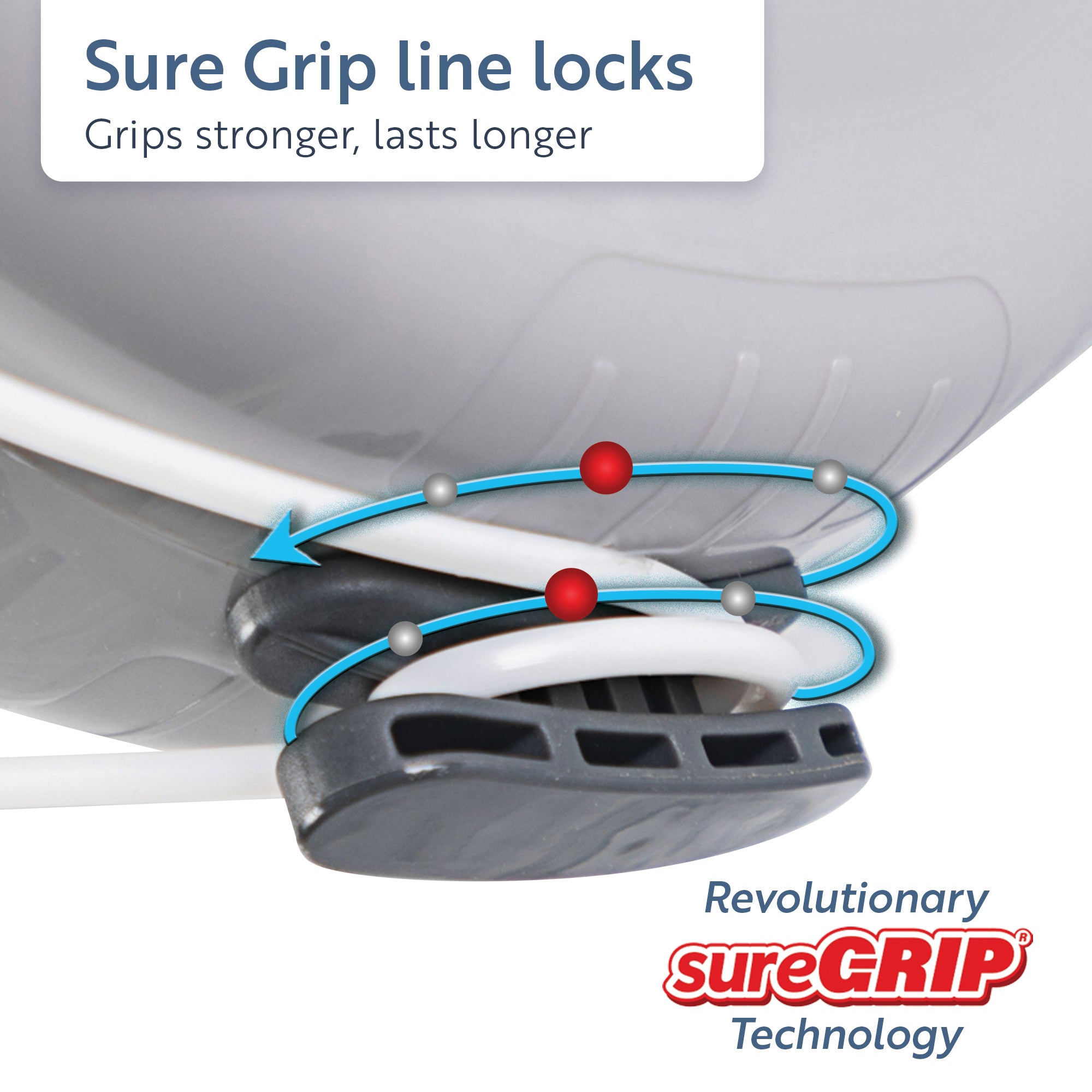 Minky sureGRIP® 15m Retractable Clothes Washing Line | Minky Homecare