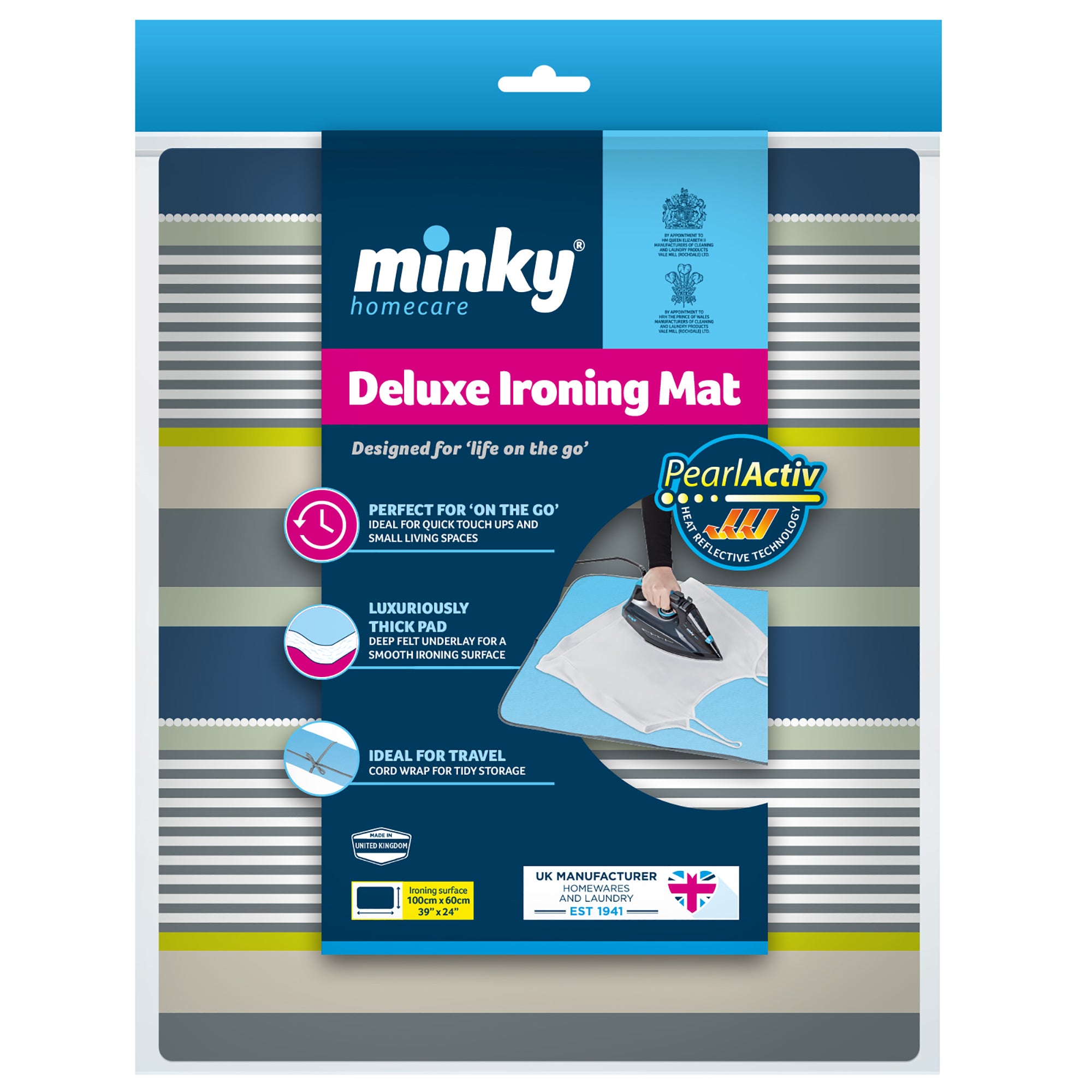 Minky Deluxe Ironing Mat 100 x 60 cm