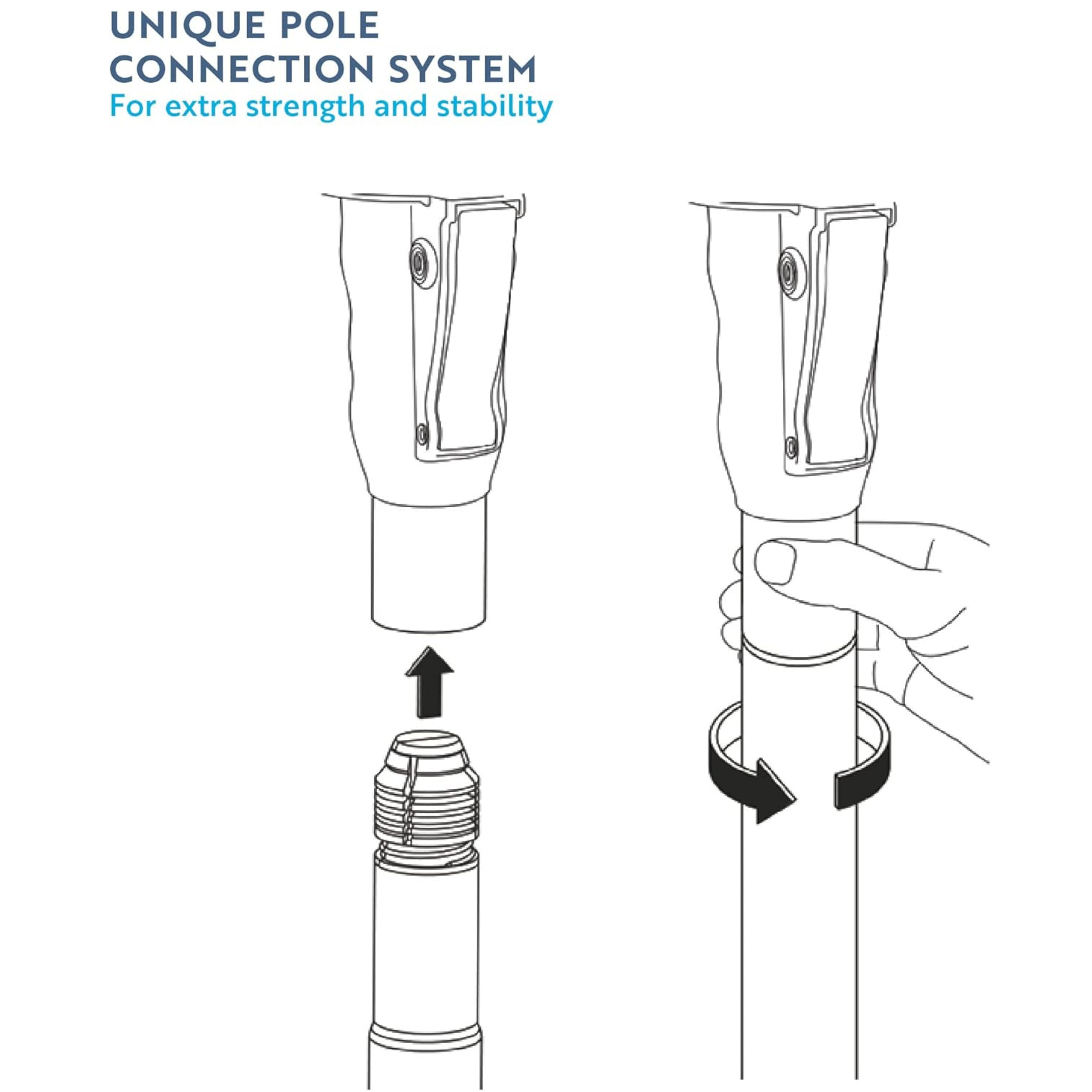Minky Heavy Duty 50m 4 Arm Rotary Washing Line | Minky Homecare